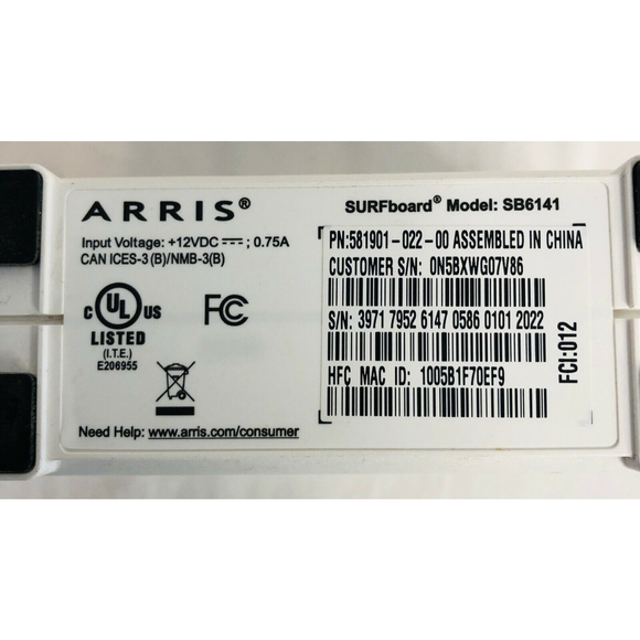 Media | Motorola Arris Surfboard Modem 40 Series Model Sb6141 | Poshmark